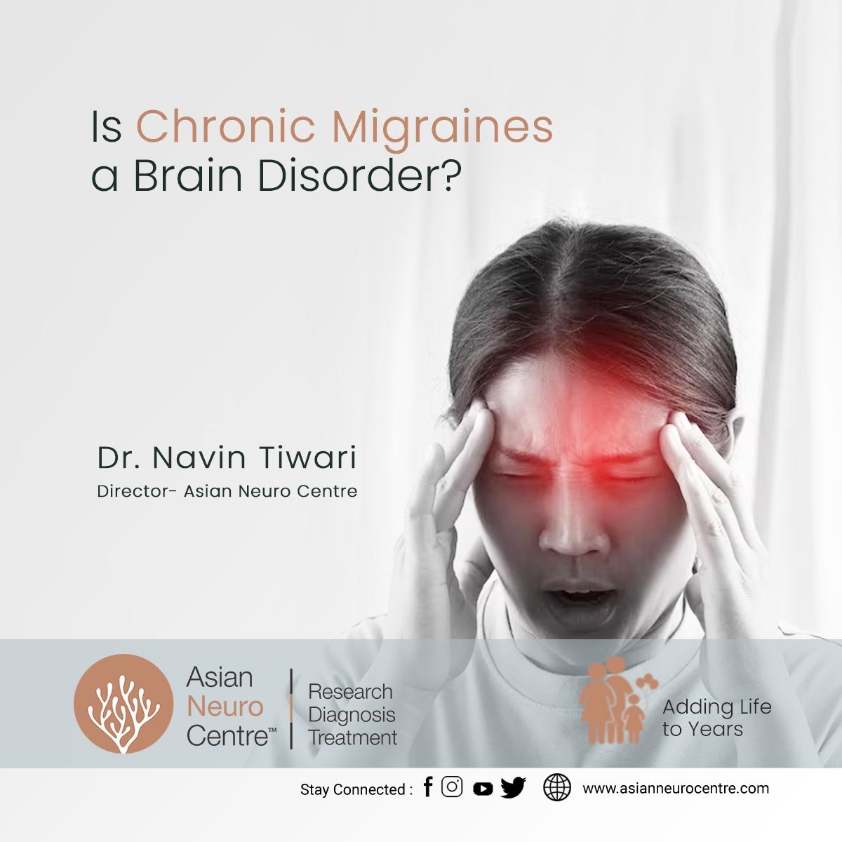 Is Chronic Migraines a Brain Disorder? - Dr. Navin Tiwari - Asian Neuro ...